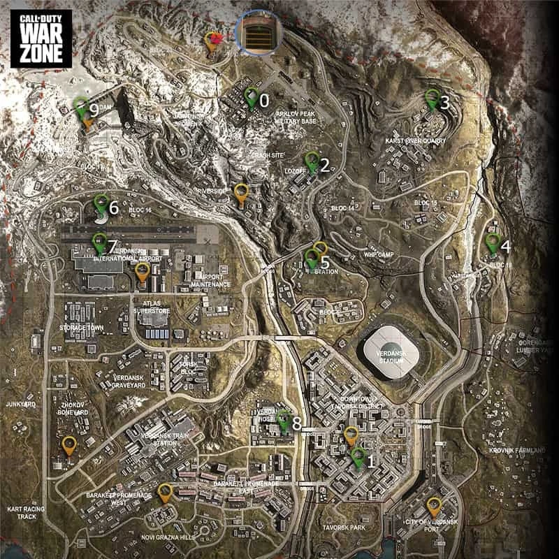 Warzone Season 3 Bunkers: Map, Locations, and Secret Bunker